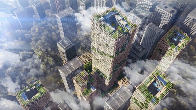 Menara Kayu Tertinggi di Dunia yang diusulkan untuk Tokyo - ikons.id
