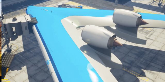 Flying-V menandai tampilan baru yang spektakuler dalam perjalanan udara ...