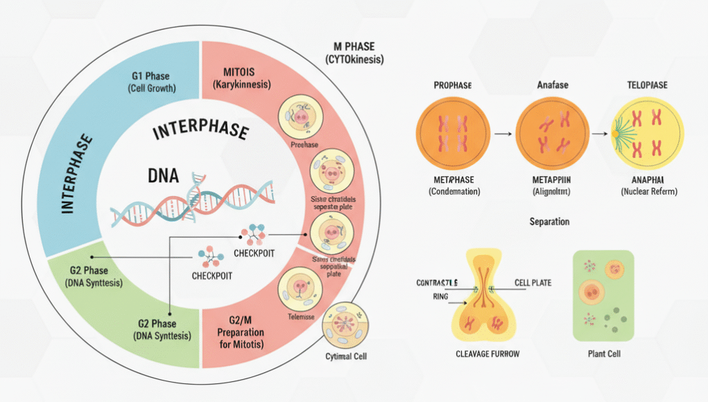Interfase, Mitosis, dan Sitokinesis: Panduan Lengkap Daur Sel - ikons.id